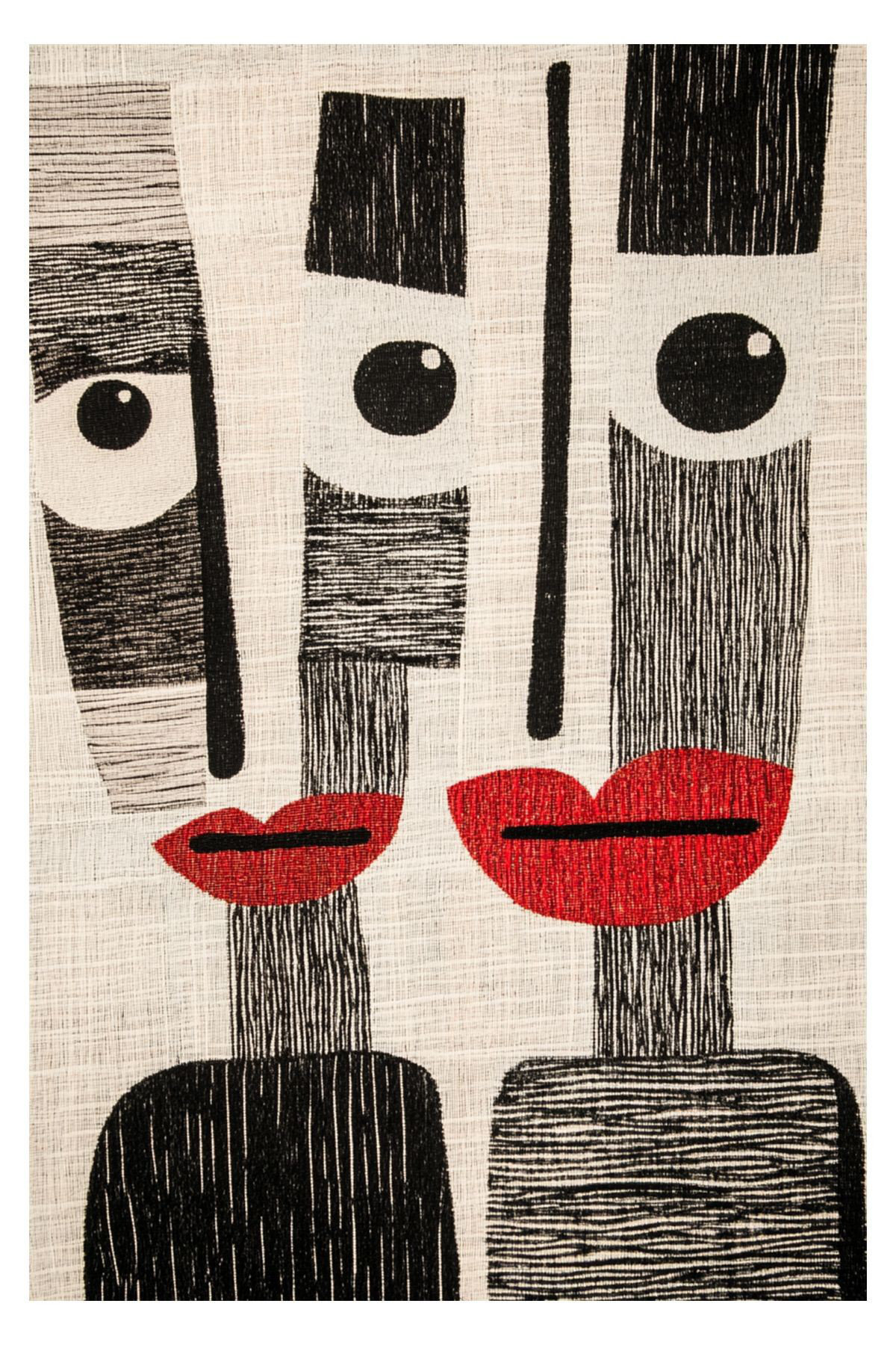 Hokku Designs Themed Face Pattern Woven Base Decorative Machine ...
