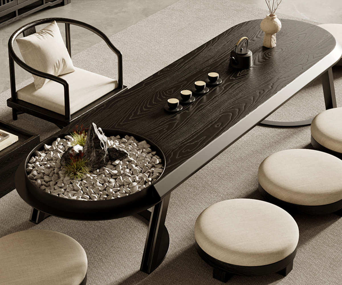Wren Decors Black Solid Wood + Iron Oval Coffee Table - Wayfair Canada