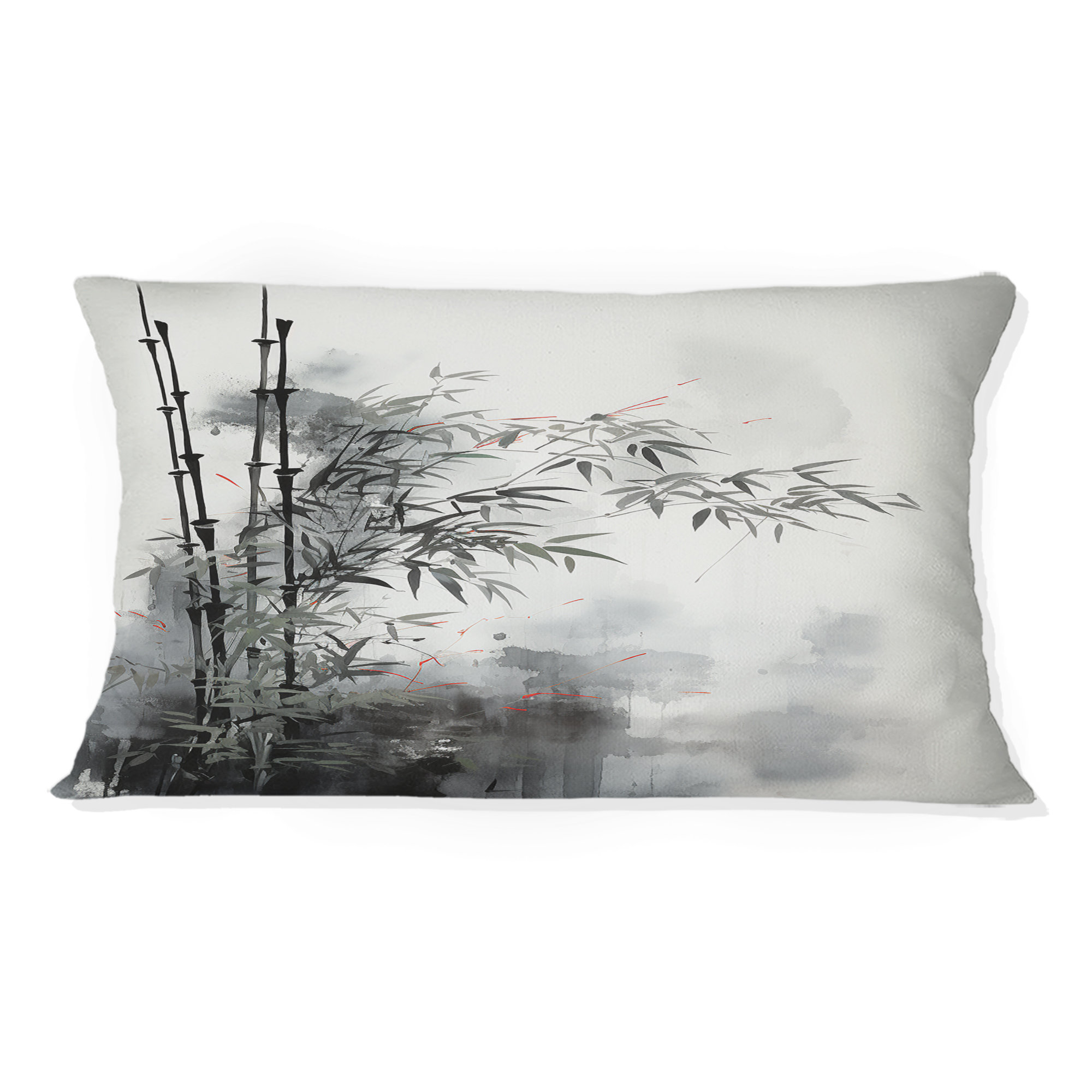 Design Art Asian Art Classics Sumi I - Asian Art Printed Throw Pillow ...