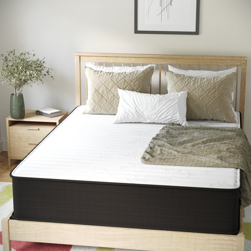 Freeport Park® Ethridge 12" Pocket Spring and High-Density Foam Hybrid ...