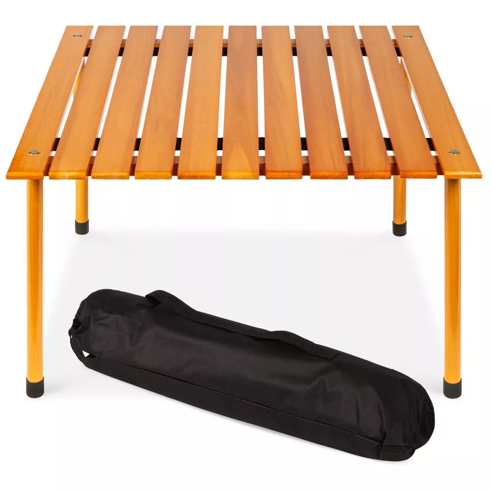 Dovecove 28X28 Inch Foldable Indoor And Outdoor Portable Wooden Table ...