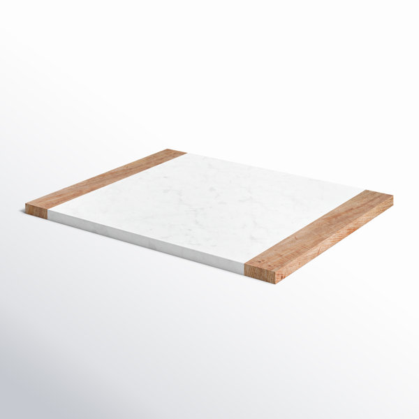 Joss & Main Hibiscus Marble Pastry Board & Reviews | Wayfair