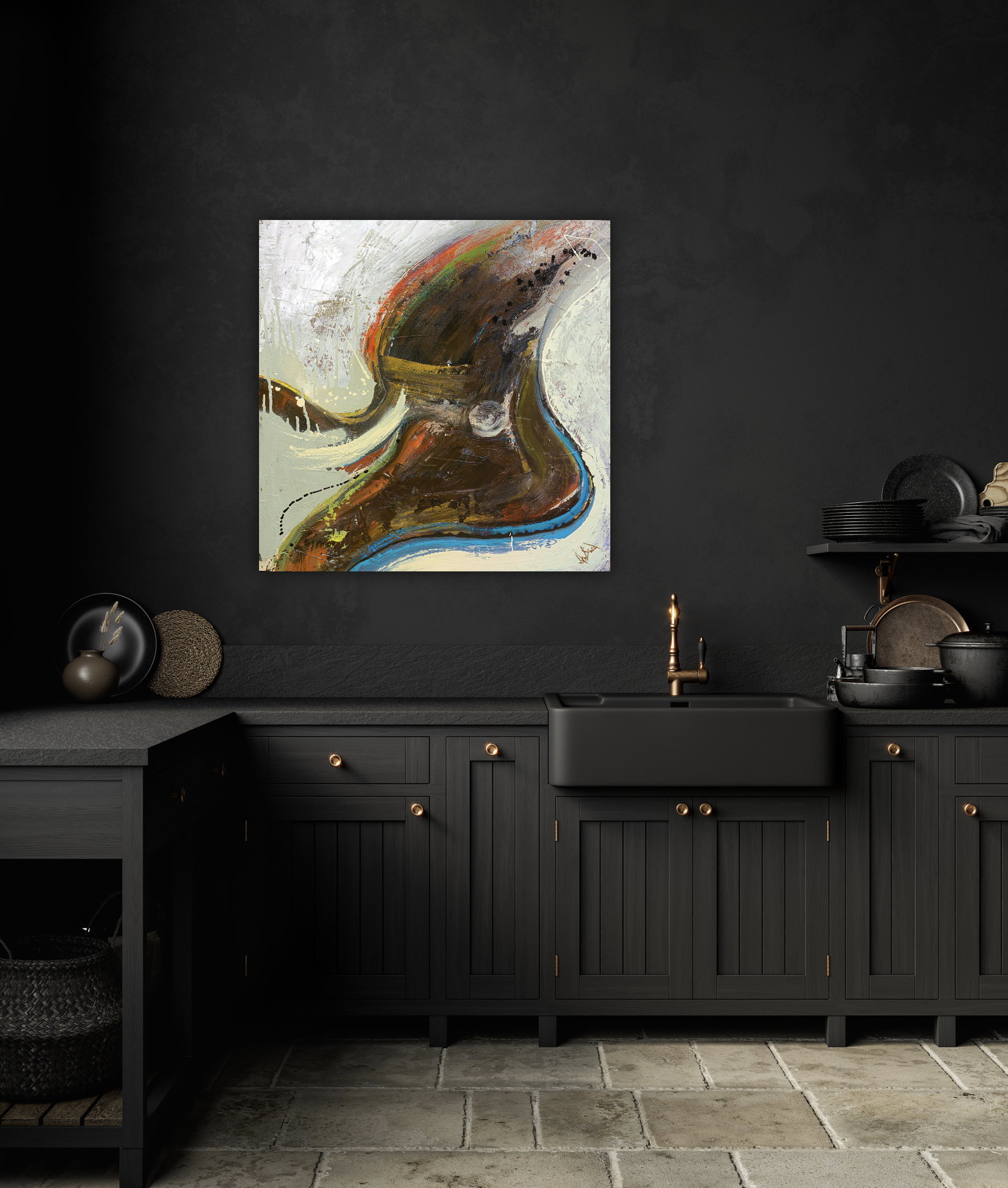 Brayden Studio® Mid-Century I - Artist Enhanced Canvas Print | Wayfair