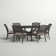 Three Posts™ Frazee 7-Piece Patio Dining Set with Cushions and 60 ...