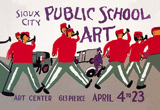 Buyenlarge « sioux city public school art » par wpa rétro - Wayfair Canada
