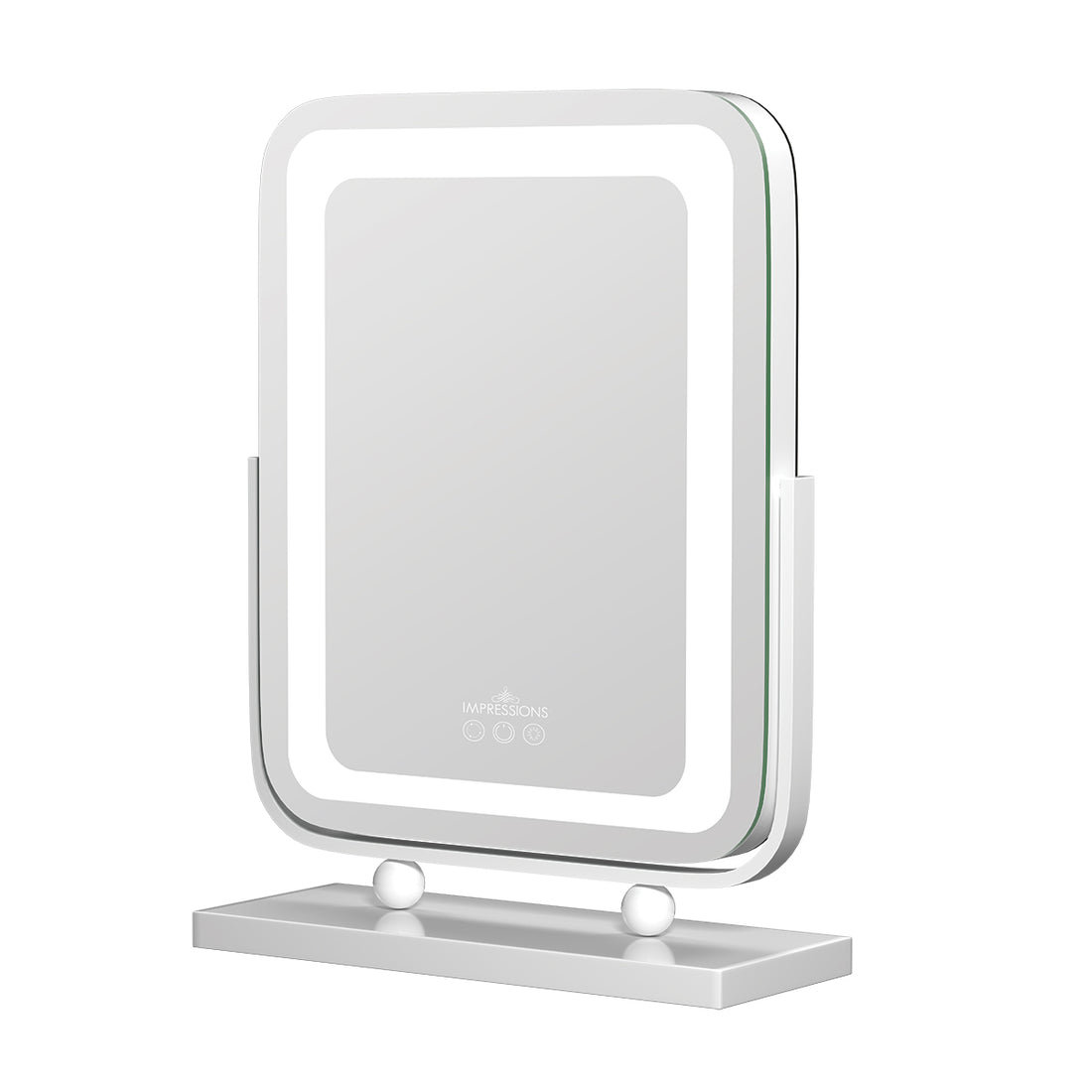 Ivy Bronx Touch Allure Tri Tone LED Makeup Mirror, Lighted Desk Mirrors ...