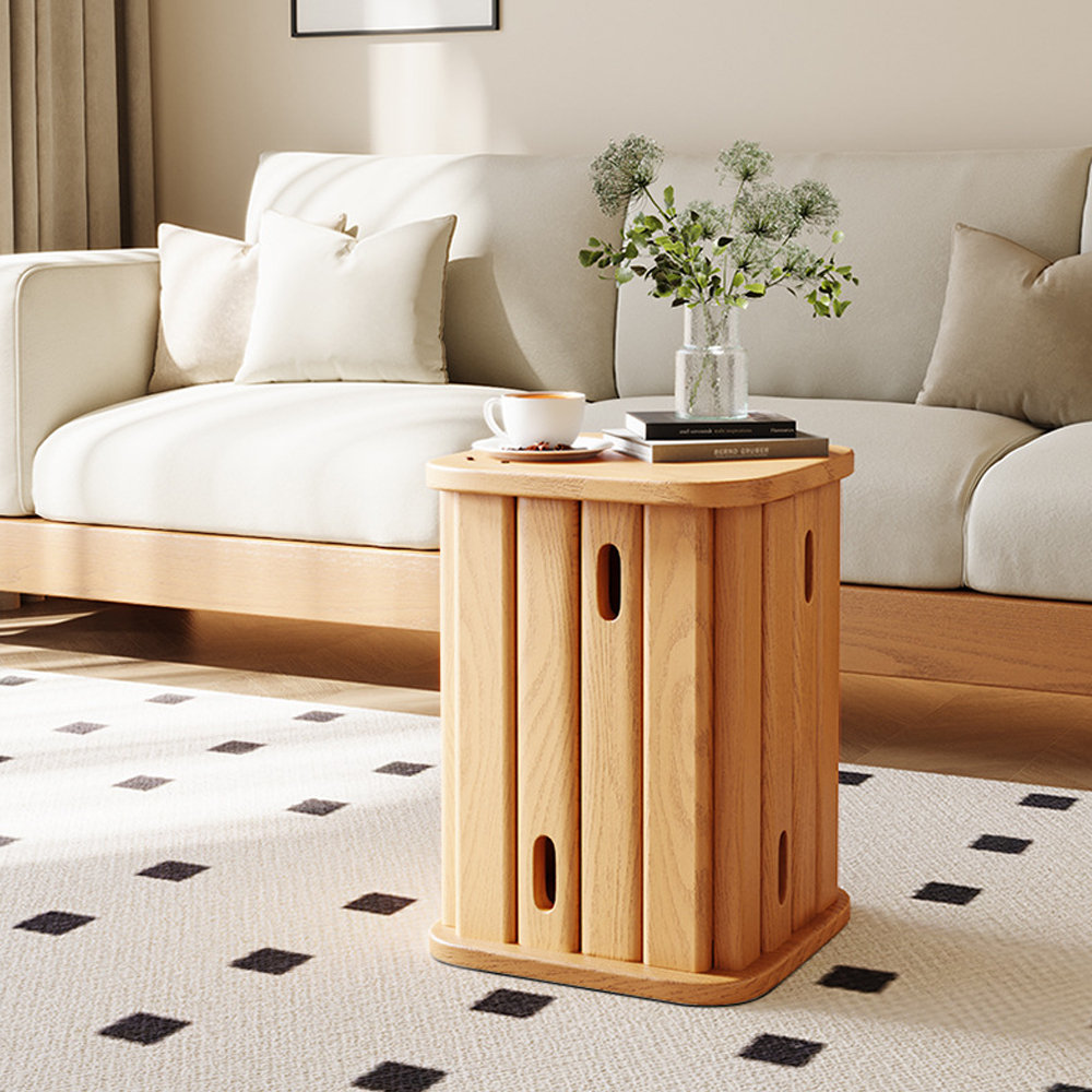 Hokku Designs 100% Solid Rubber Wooden Stackable Stools | Wayfair