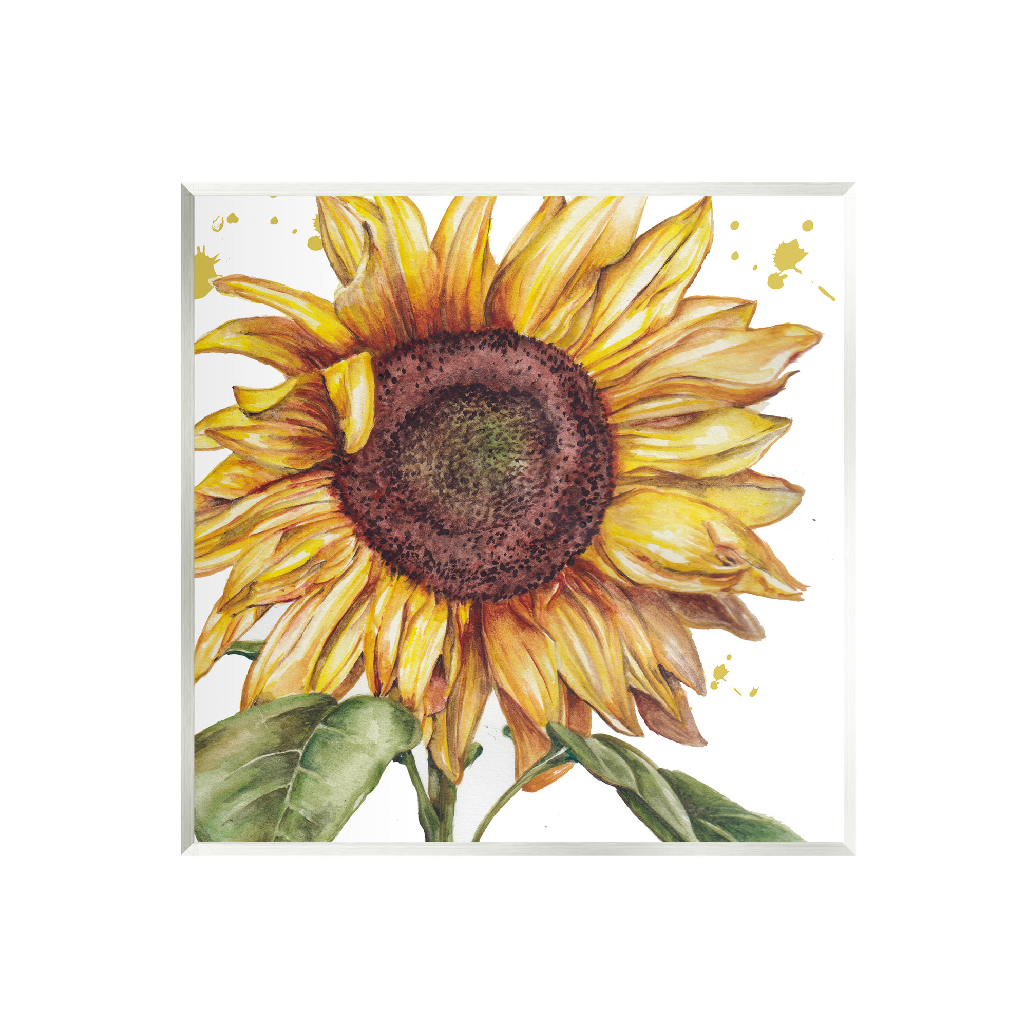 Stupell Industries Modern Country Sunflower Wall Plaque by Studio 731 ...
