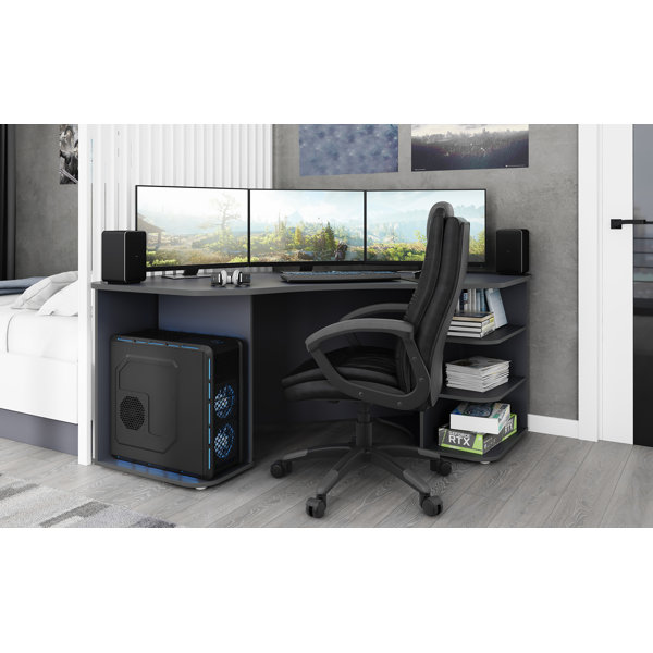 Wade Logan Atwell Curved Computer Desk & Reviews | Wayfair.co.uk