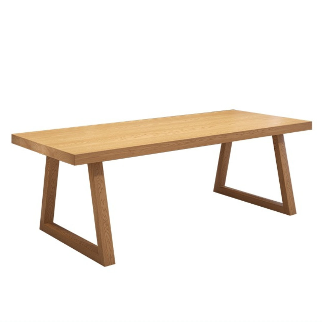 Hokku Designs Makaius Solid Wood Dining Table | Wayfair