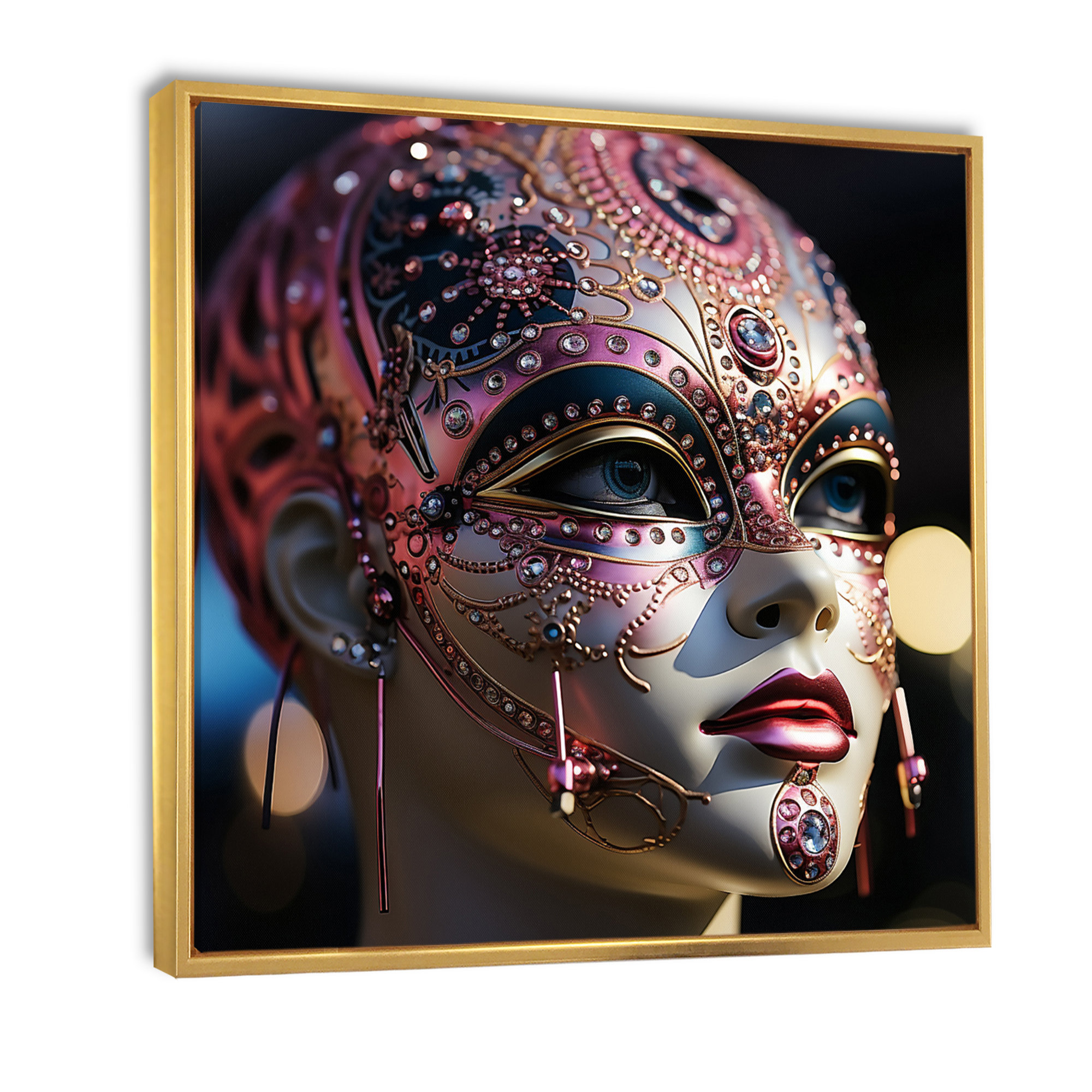Wrought Studio™ Exquisite Portrait Of Divine Goddess On Canvas Print ...