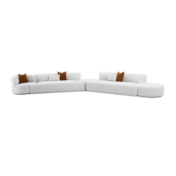 TOV Fickle 4-Piece Modular Large Sectional & Reviews | Wayfair