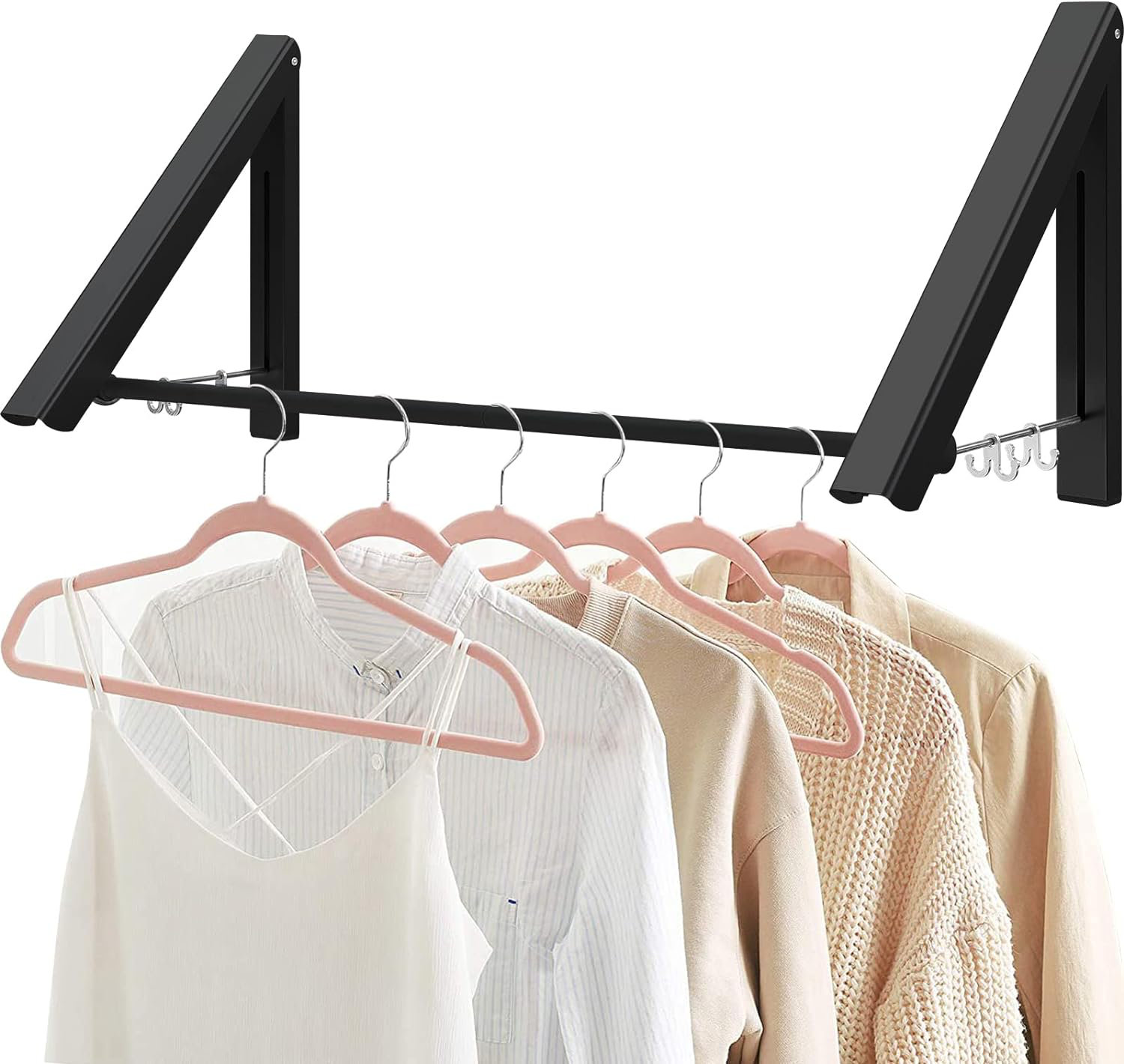 Rebrilliant Wall Mounted Drying Racks,Clothes Drying Rack Folding ...
