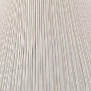 COAHAHA Lamp Shade, Off-White Mushroom Pleated Fabric, 7" Top X 13 ...