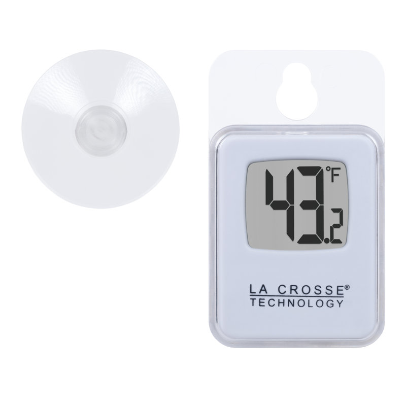 La Crosse Technology Instant-Read Outdoor Digital Window Thermometer ...