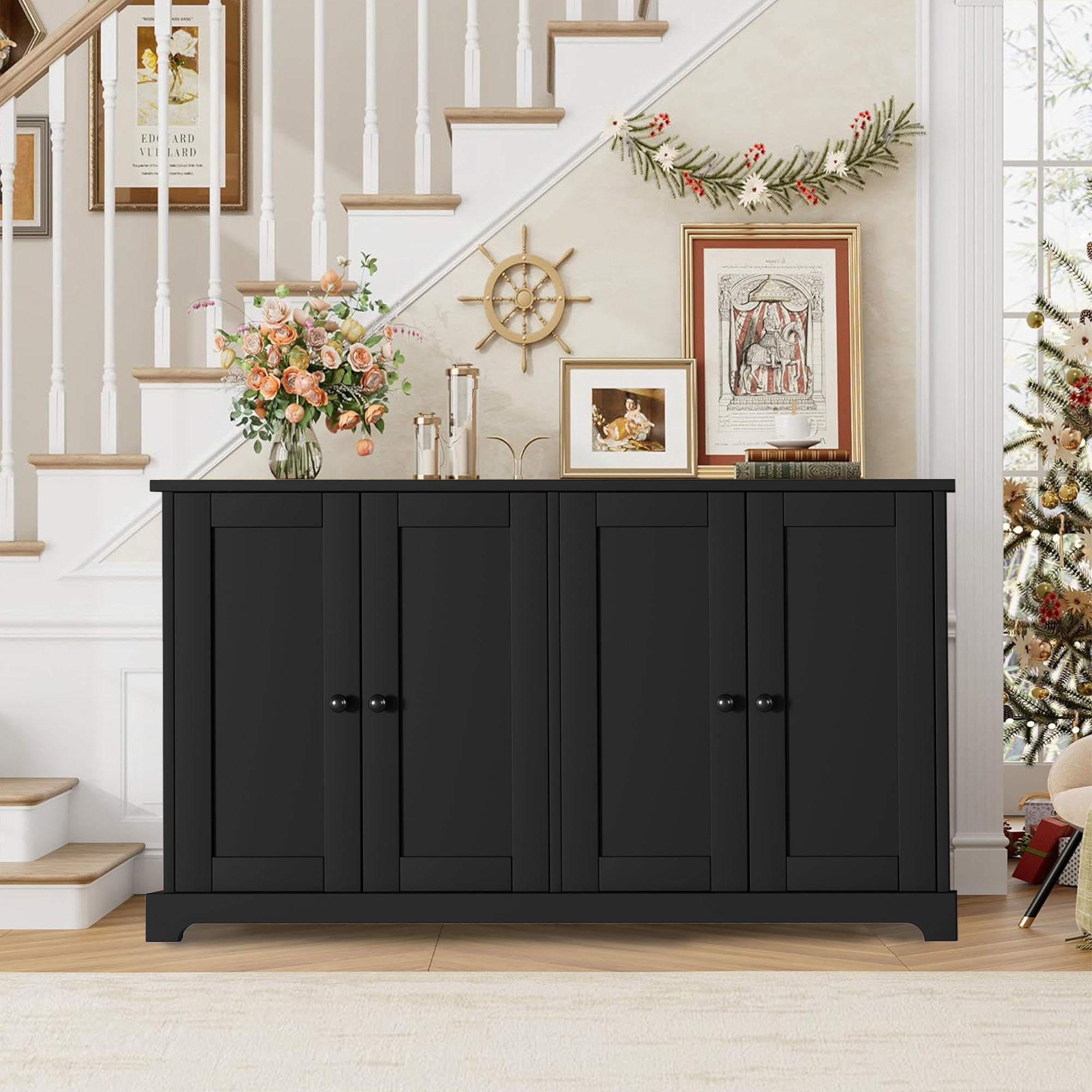 Winston Porter Buffet Cabinet With Storage, 51" W Sideboard Buffet ...