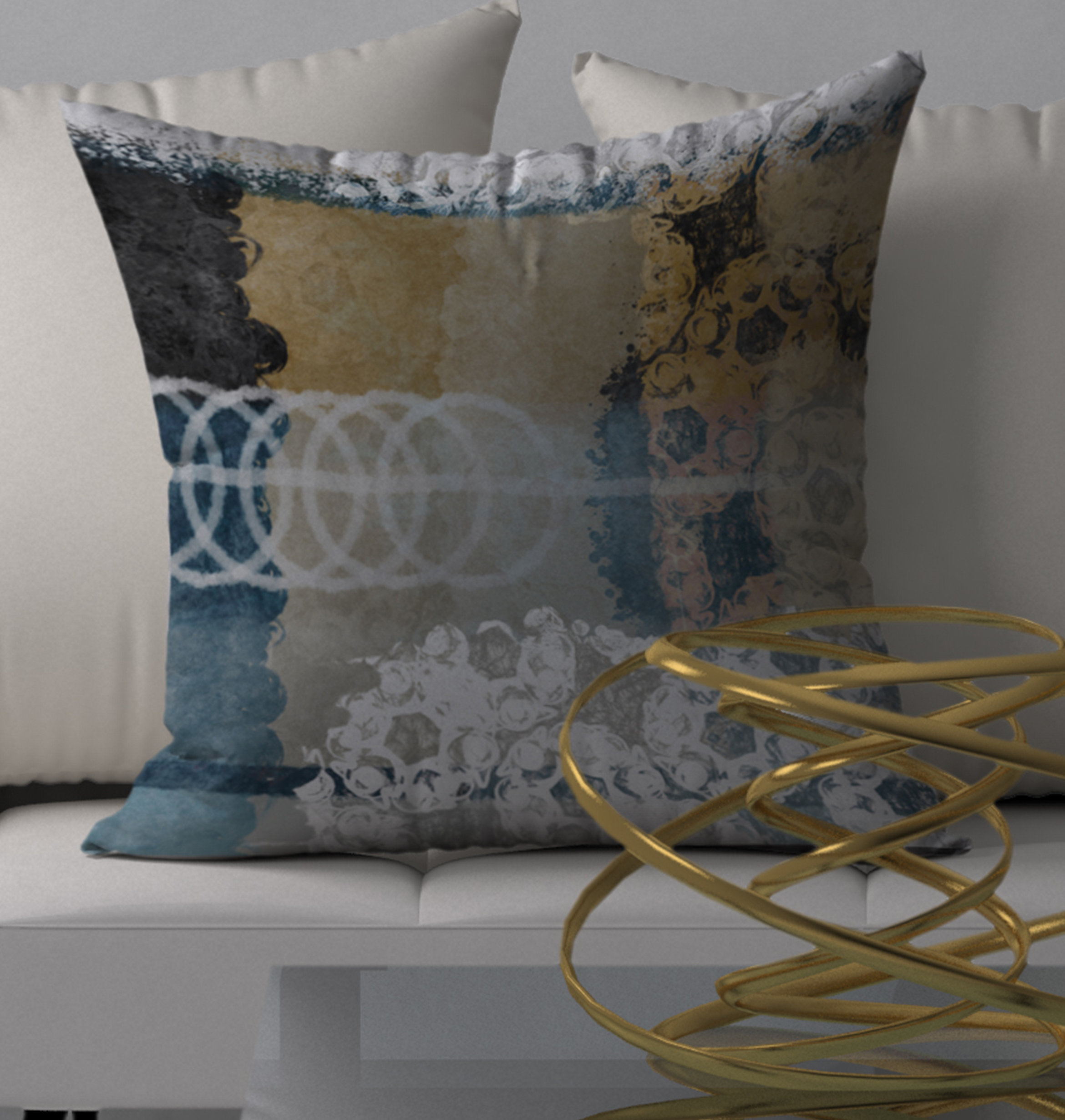 LeRoi Products Abstract Reversible Throw Pillow - Wayfair Canada