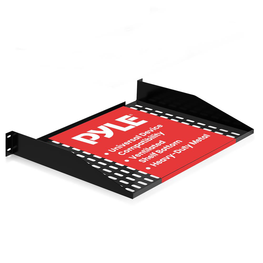 Pyle 2U Server Rack Shelf, Universal Device Server Rack Mounting Tray ...