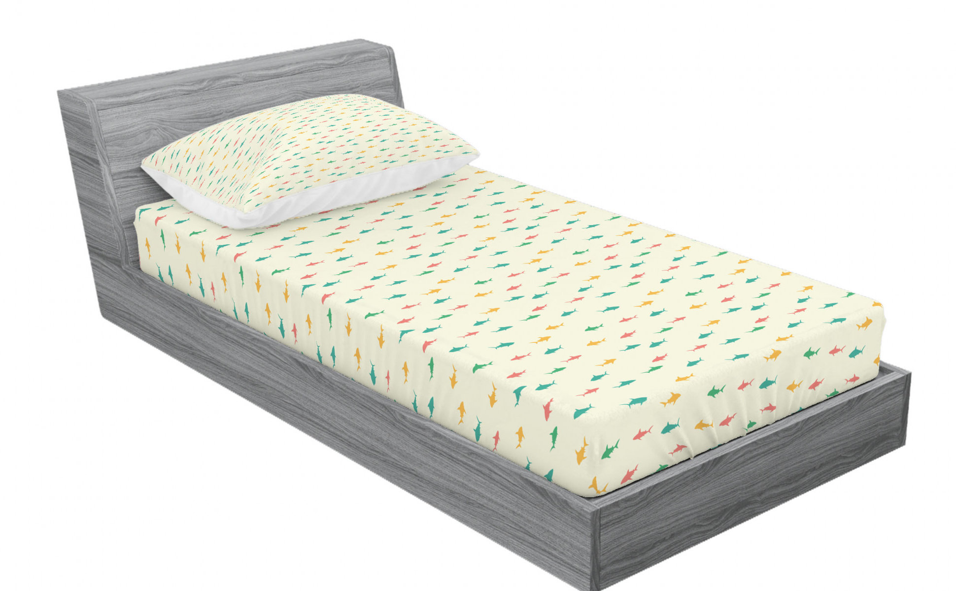 Ambesonne Shark Microfiber Sheet Set | Wayfair