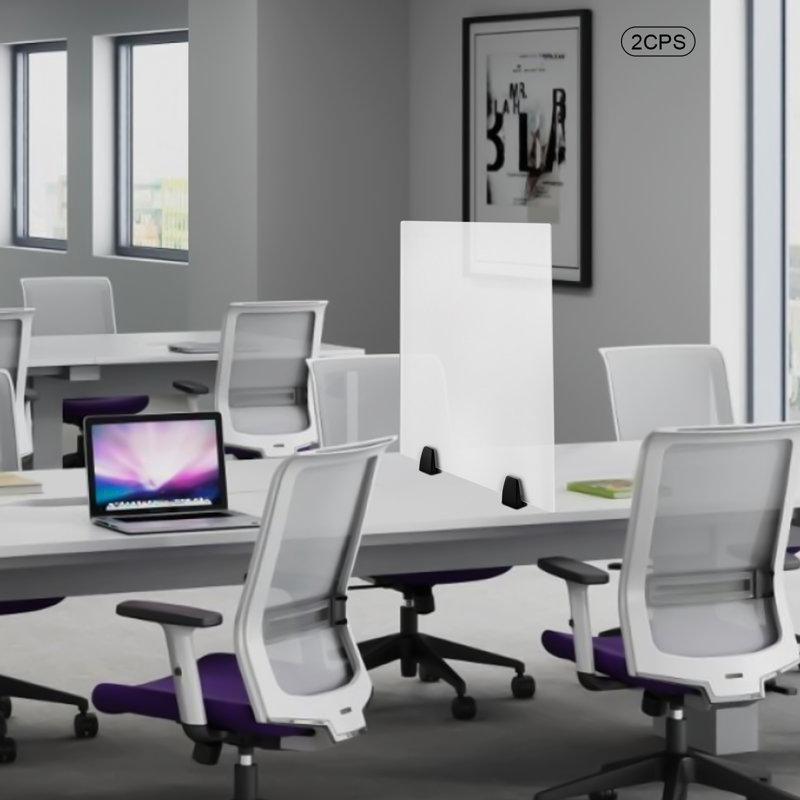 Lomana Desk Partition Clamp-on Desk Privacy Panels | Wayfair