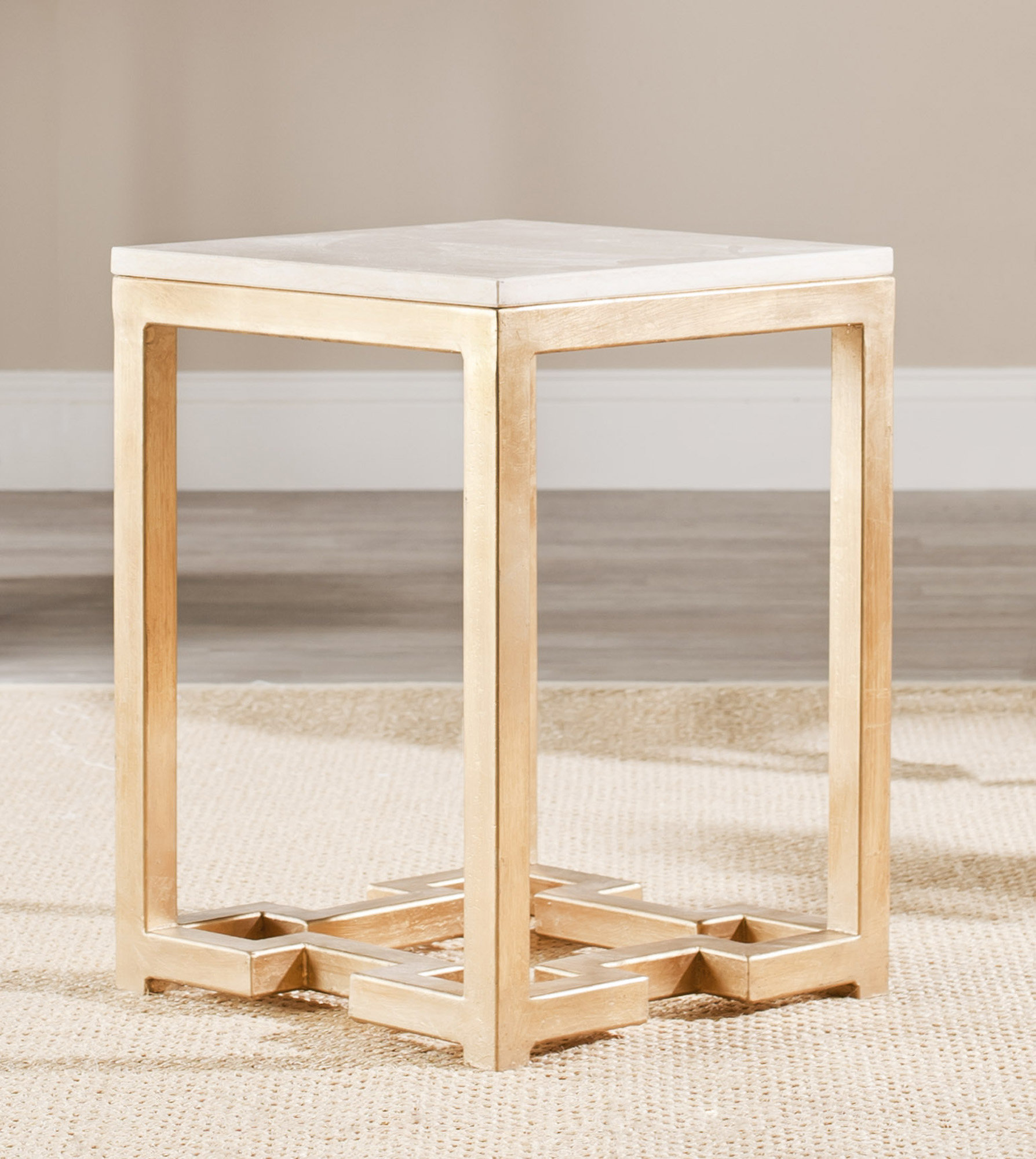 Mercer41 Cray Marble Top Frame End Table - Wayfair Canada