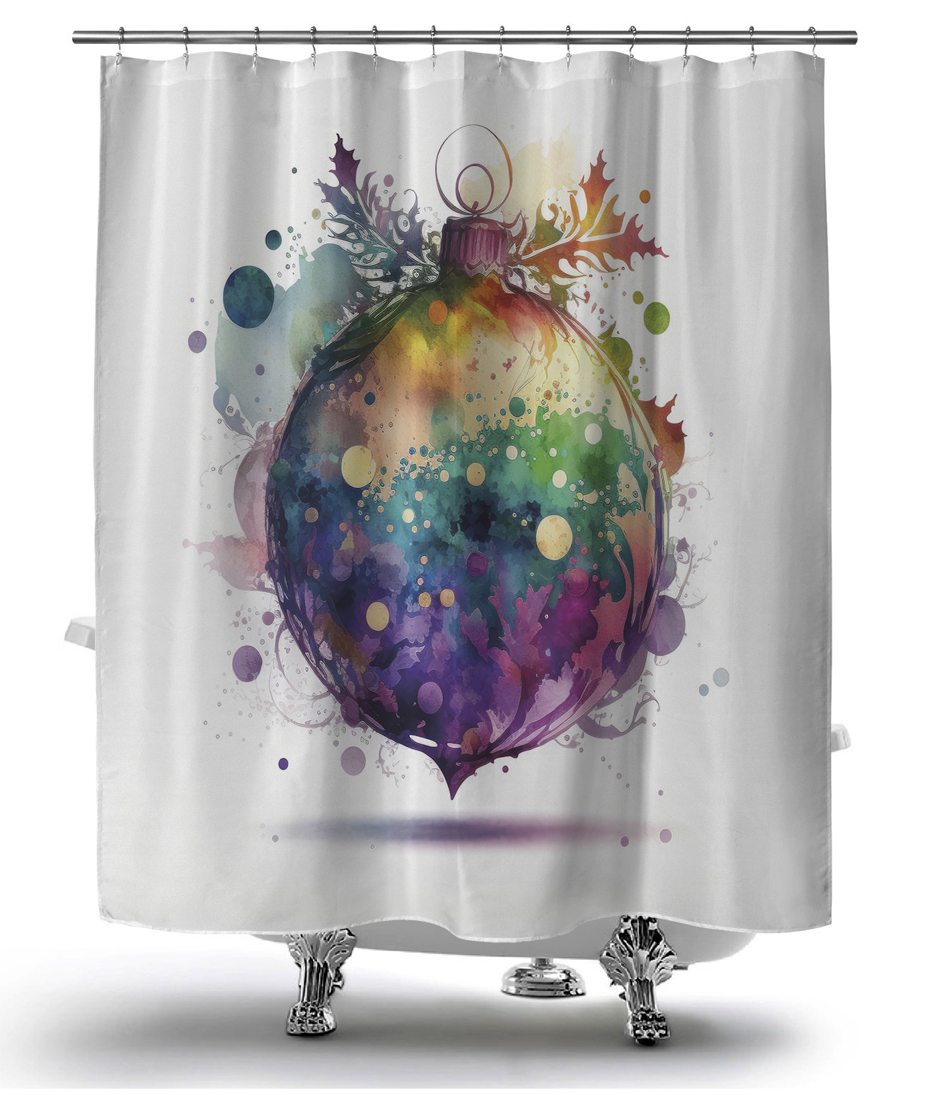 The Holiday Aisle® Alaster Shower Curtain by B2U | Wayfair