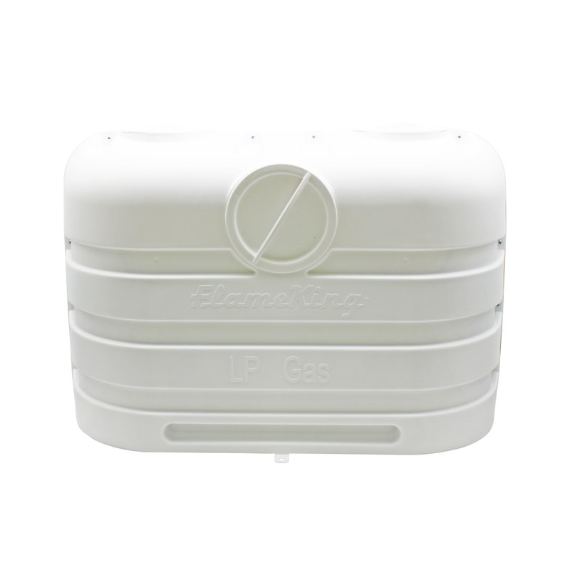 Flame King Dual 20LB Propane LP Tank Light Plastic Heavy Duty Cover for ...