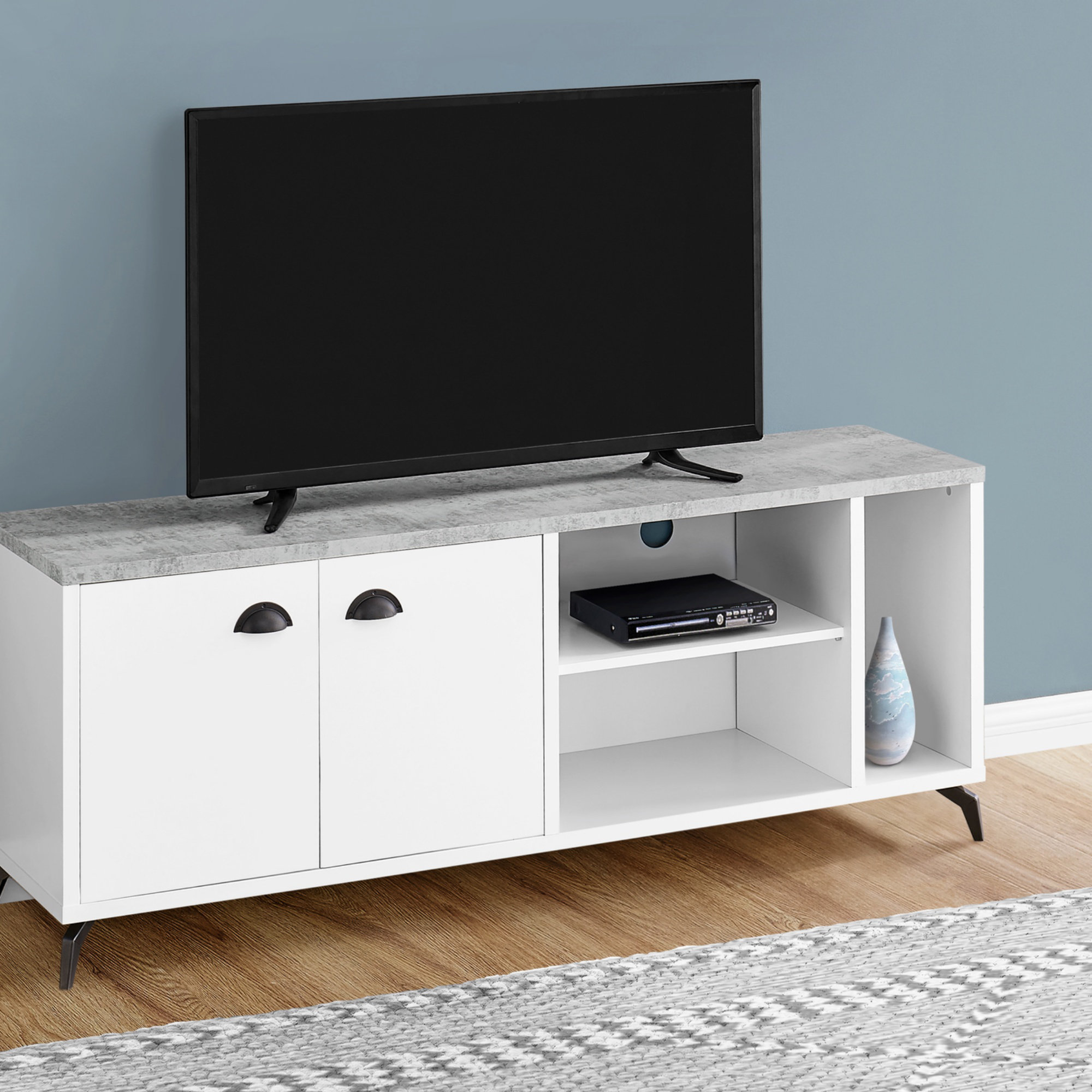 17 Stories Tv Stand, 60 Inch, Console, Media Entertainment Center ...