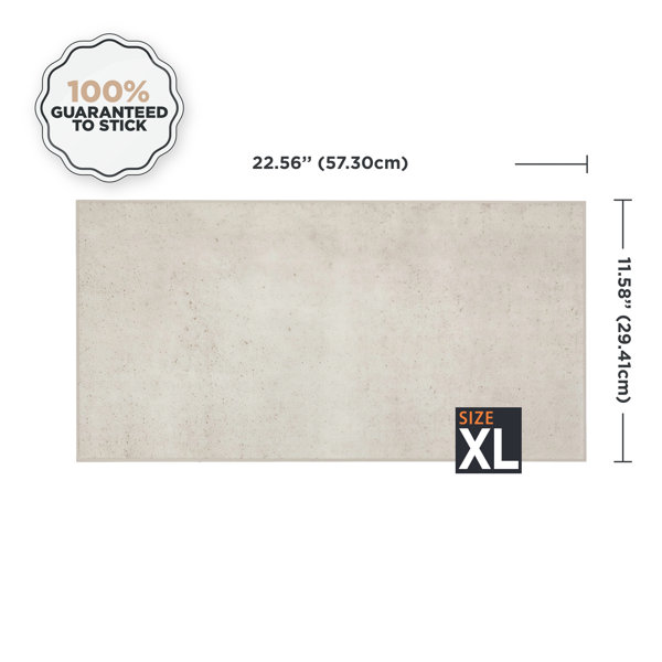 Smart Tiles Peel and Stick Gel Backsplash Tile Blok 12'' x 22'' (Set of ...