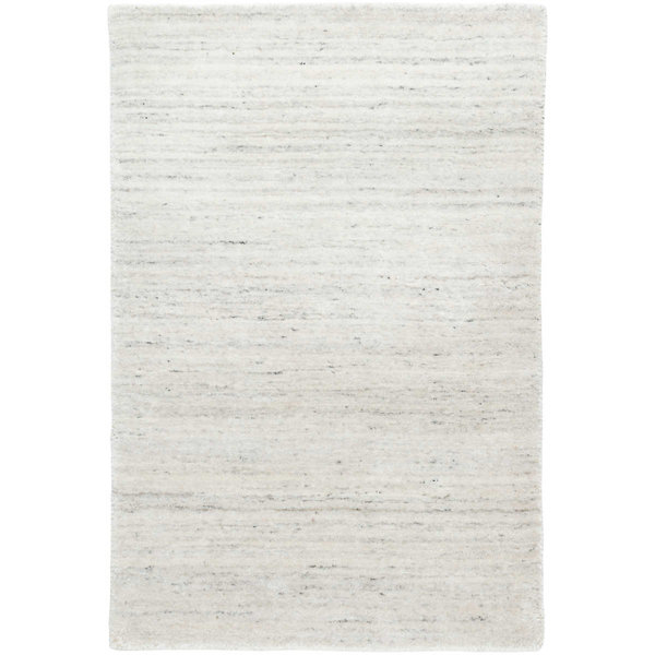 Dash and Albert Rugs Nordic White Hand Loom Knotted Performance Rug ...