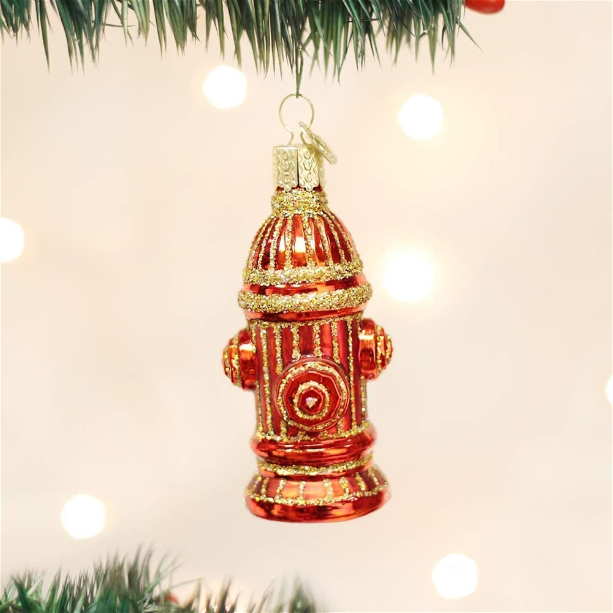 Old World Christmas Fire Hydrant Hanging Figurine Ornament & Reviews ...