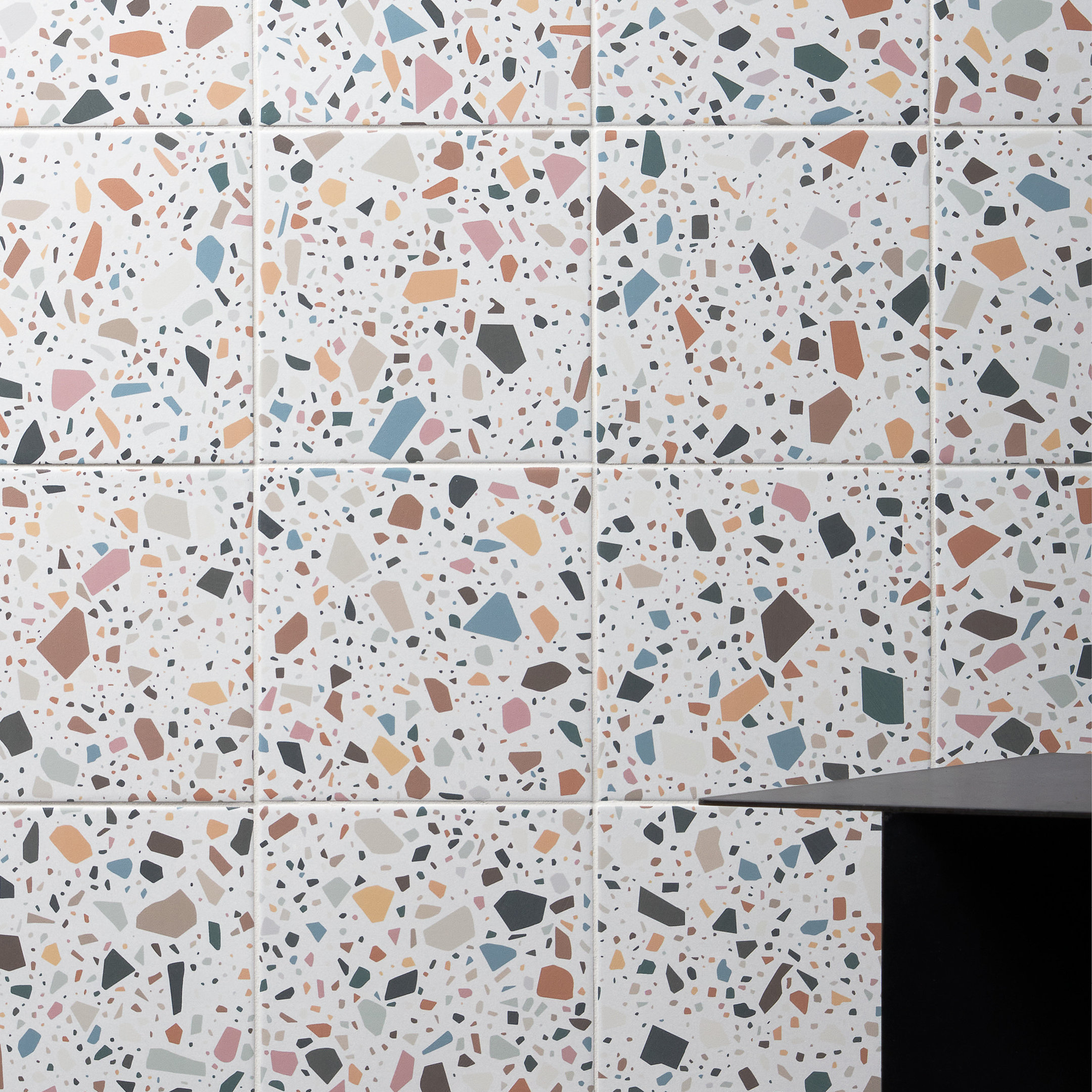 Encore Surfaces Confetti 8" x 8" Italian Terrazzo Porcelain Tile | Wayfair
