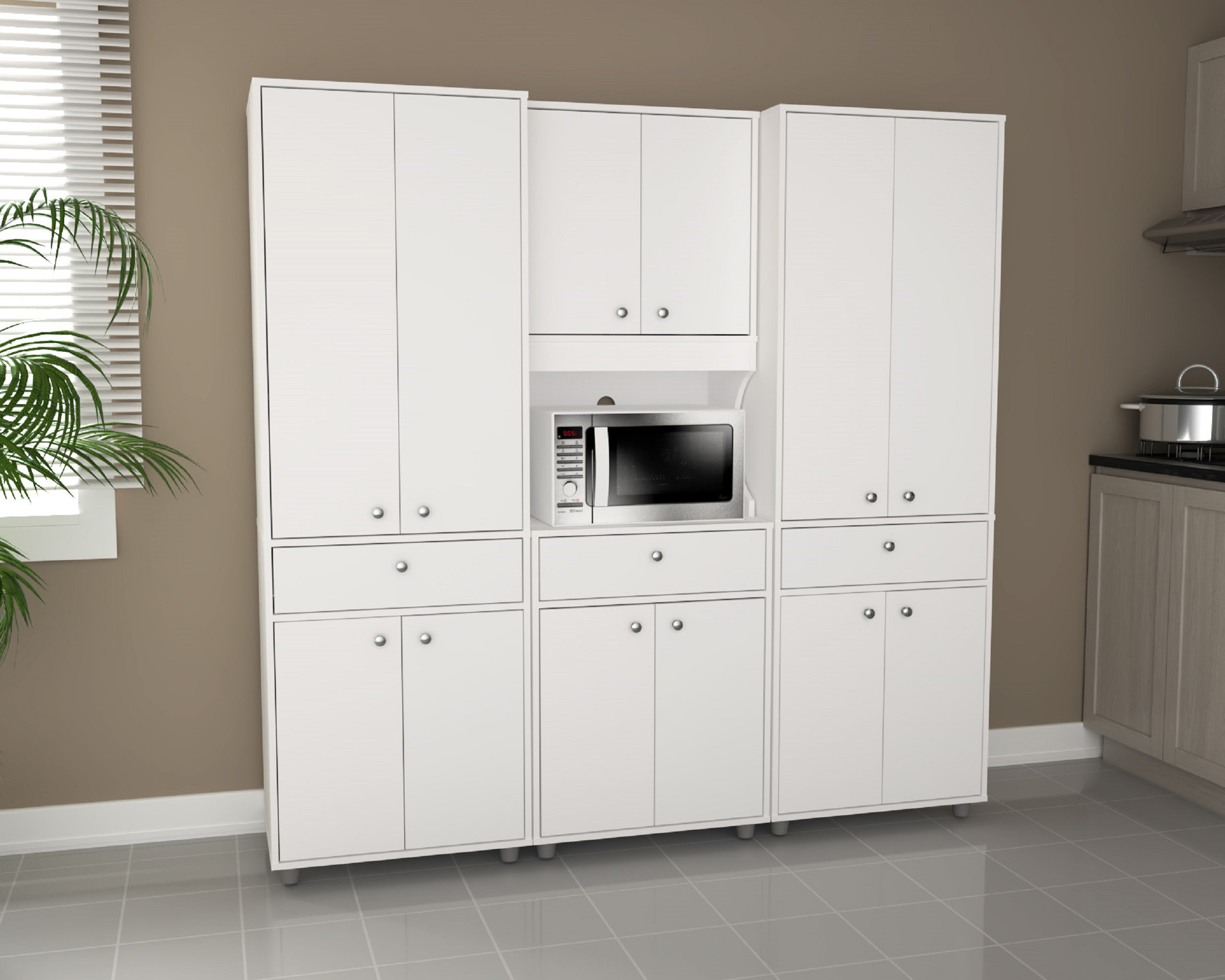 Wade Logan Bascomb 70.5" Kitchen Pantry & Reviews | Wayfair