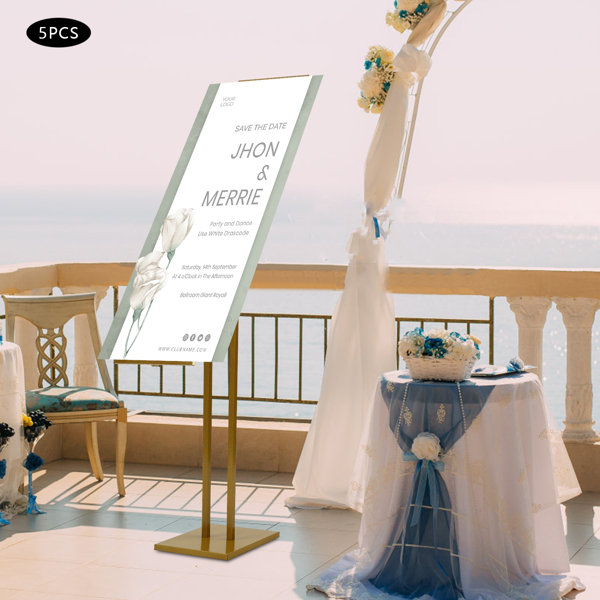 FRONG Angle and Height Adjustable Floor Poster Frame | Wayfair