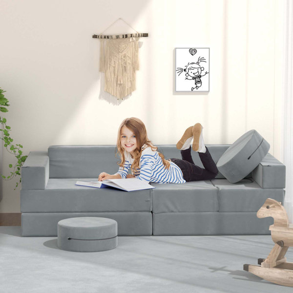 Isabelle & Max™ Aneli Kids 4.7'' Foam Chair Sofa / Sectional and ...