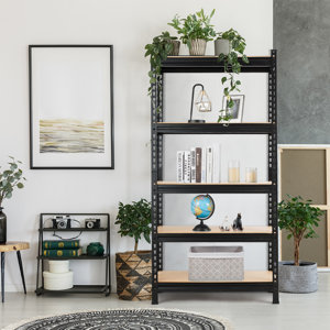WFX Utility™ Newquay Metal + MDF Board Shelving Unit & Reviews | Wayfair