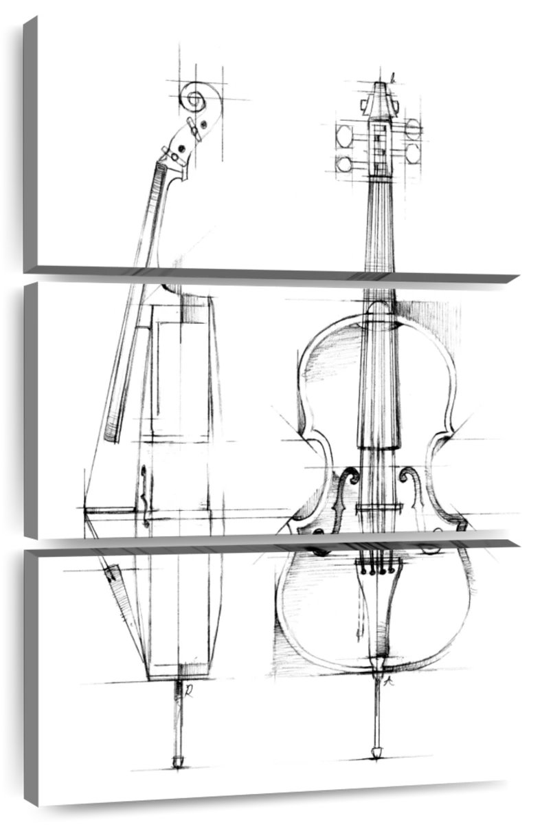 Winston Porter Cello Sketch | Wayfair