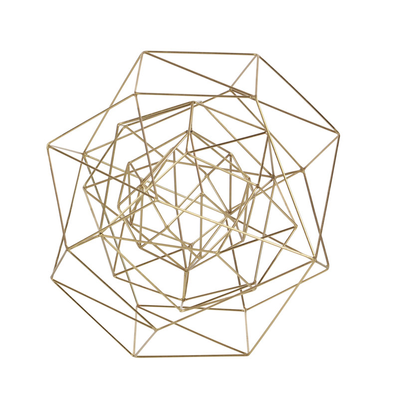 CosmoLiving by Cosmopolitan Metal Wire Sphere Sculpture & Reviews | Wayfair