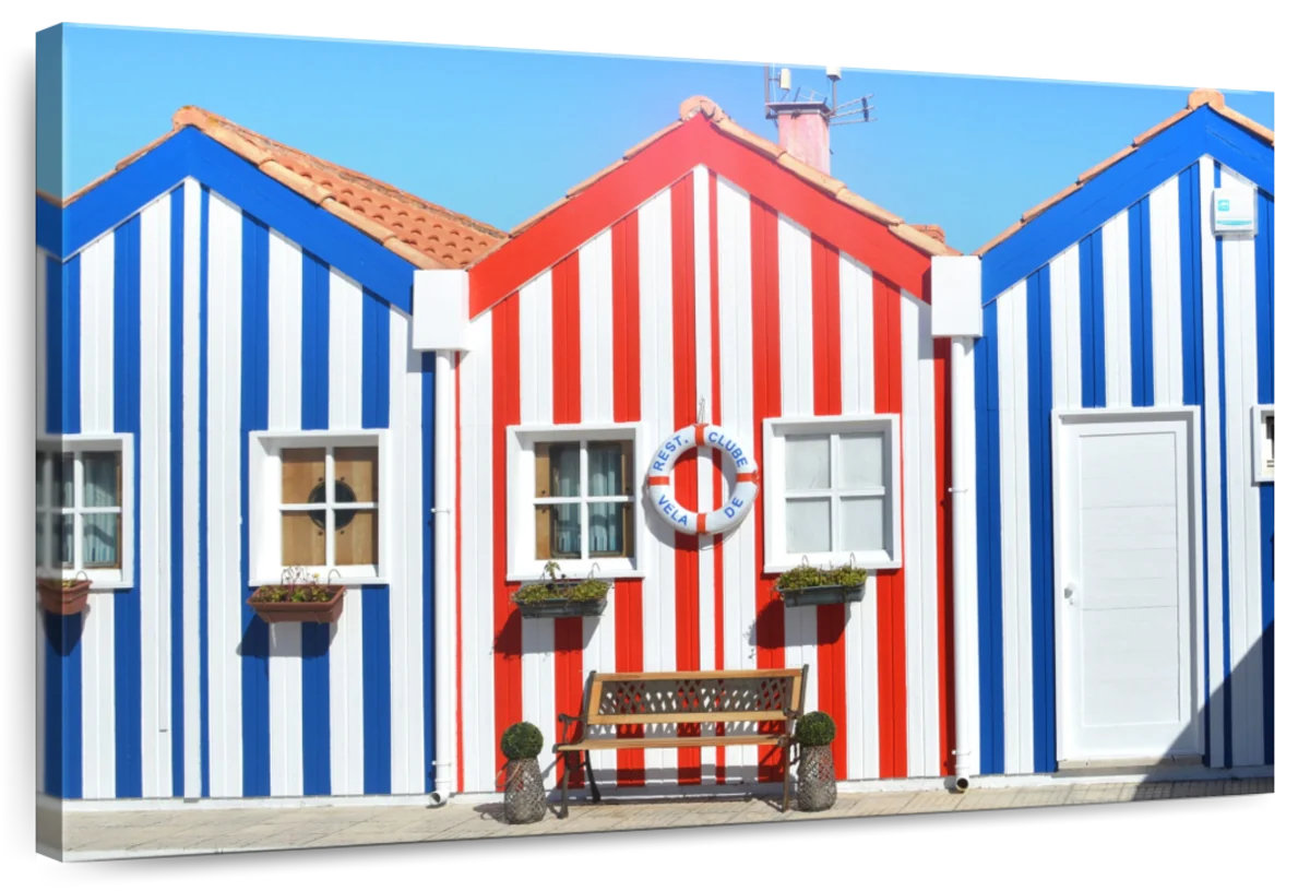 Elephant Stock Striped Beach Huts | Wayfair