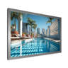 Latitude Run® Turquoise Miami Skyscraper Shadows Framed On Canvas Print ...