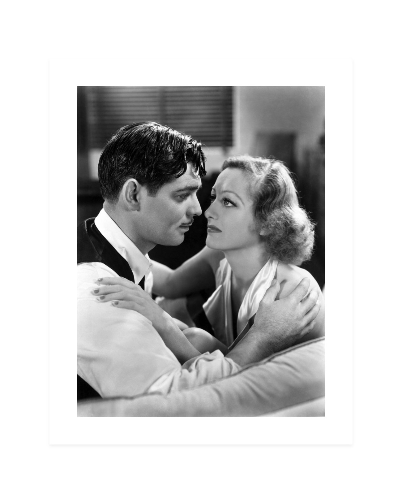 Globe Photos Entertainment & Media Clark Gable Embracing Joan Crawford ...
