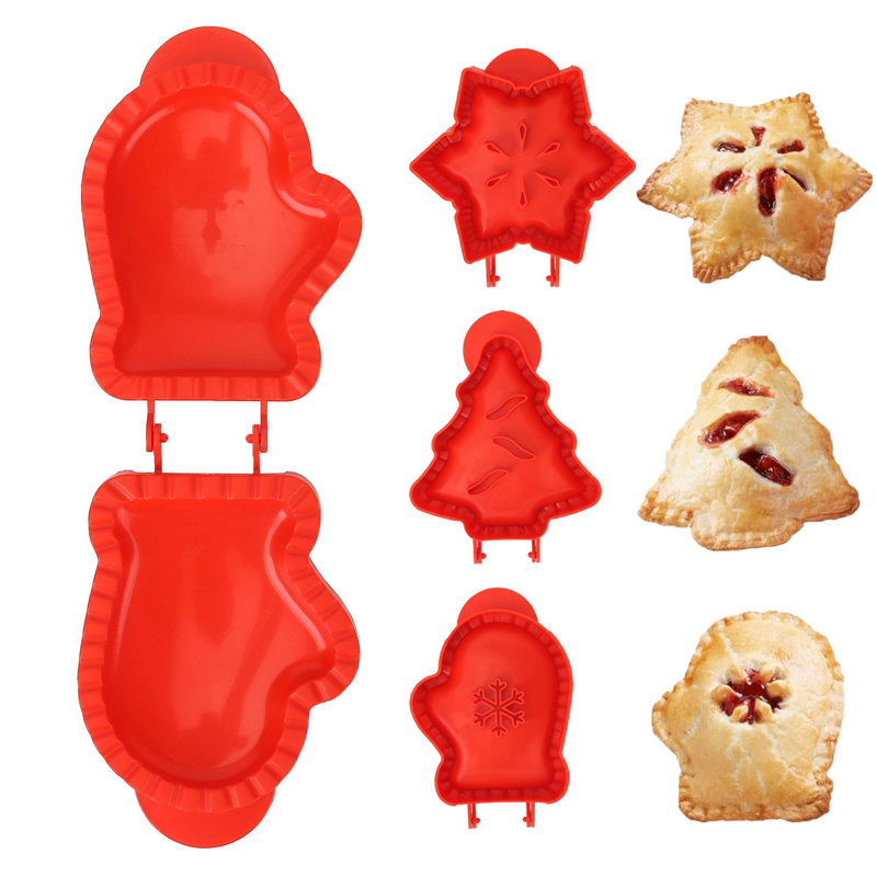 Gustave 3PCS Christmas Hand Pie Molds Dough Presser Mini Pocket Pie ...