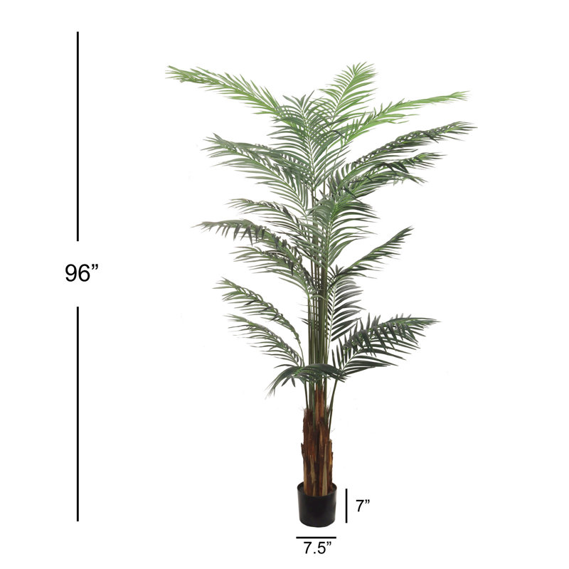 Primrue 8 Feet Tall Realistic Faux Tree in Pot | Wayfair