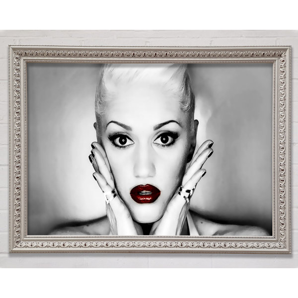 Ebern Designs Gwen Stefani Lips - Single Picture Frame Art Prints ...
