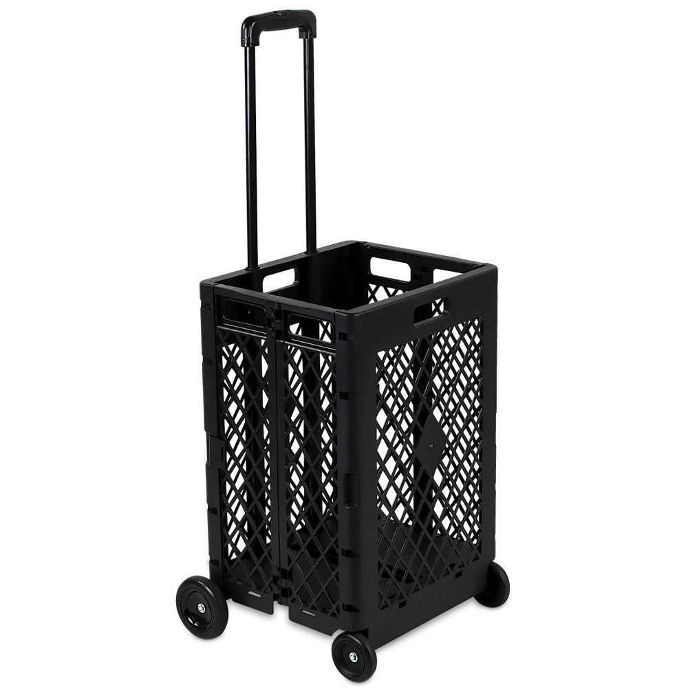 Mount-It! Rolling Mesh Utility Cart, 55 Lbs. Capacity Trolley Cart with ...