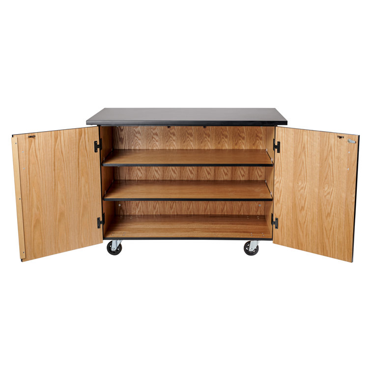 National Public Seating Mobile Science Cart with Shelving - Wayfair Canada