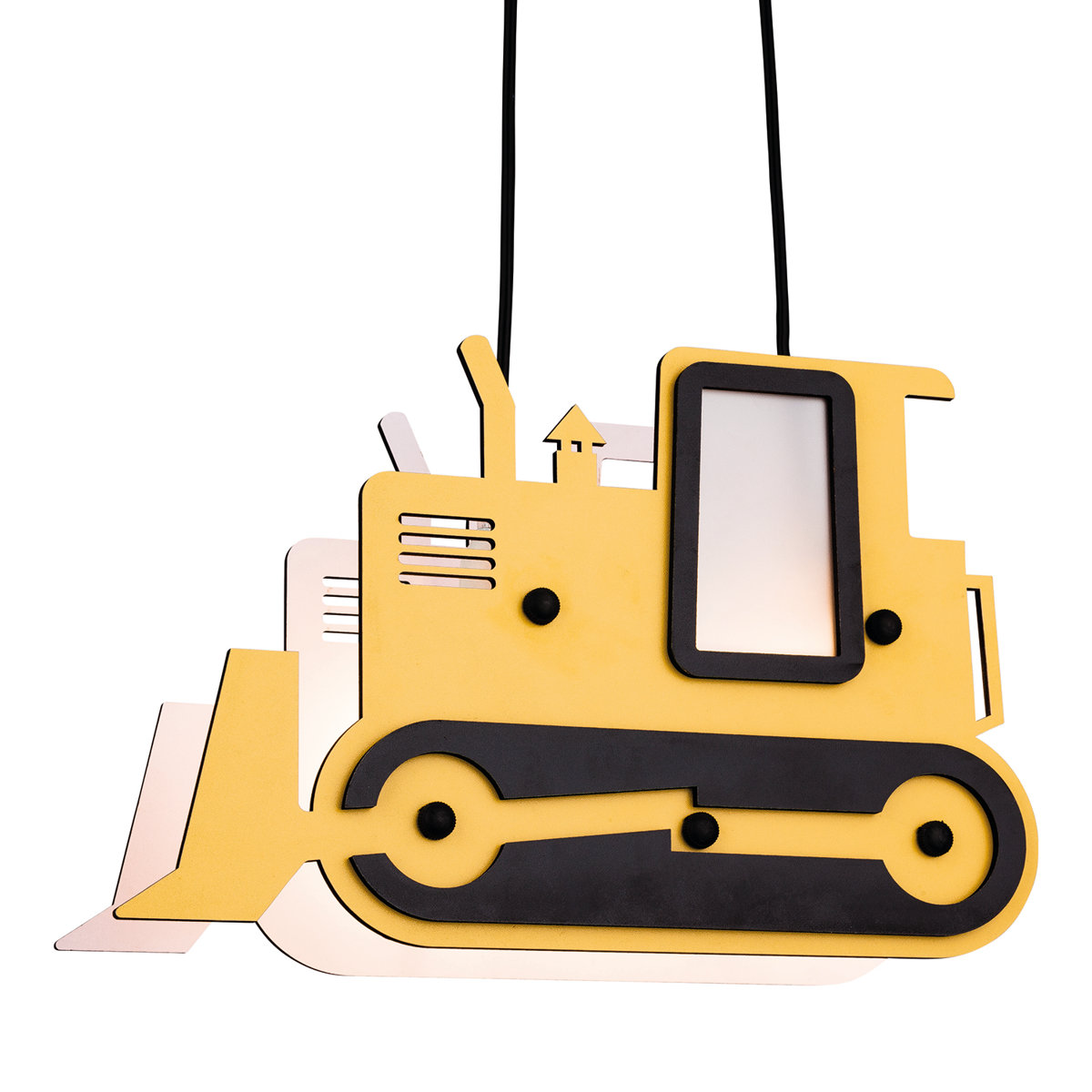Firstlight Children's Pendants Bulldozer 2-Light Novelty Pendant ...