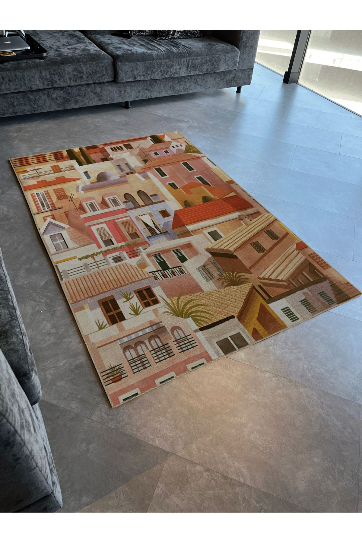 Red Barrel Studio® Multi Color Ancient City Theme Building House ...