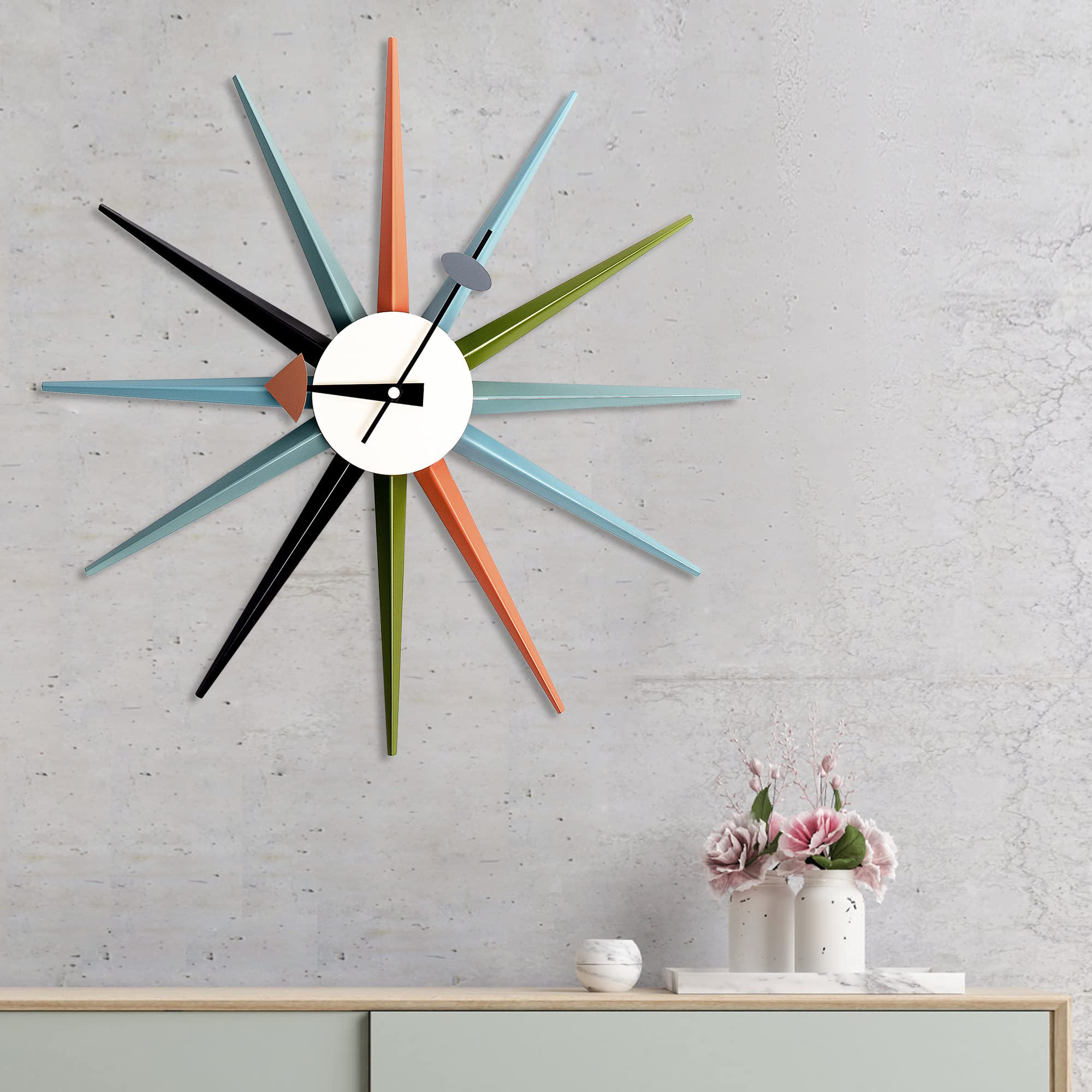 Wrought Studio™ Decorative Office Wall Living Room 19" Wall Clock | Wayfair