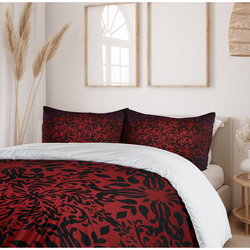 Ambesonne Eclectic Damask Duvet Cover Set & Reviews | Wayfair